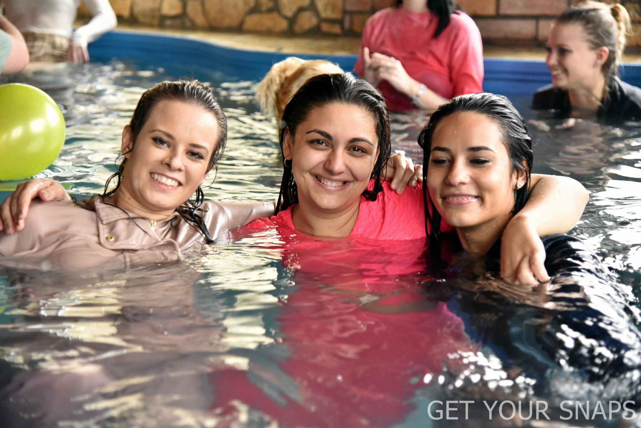 The Big Pool Party – Full video with 12 girls - Girls in Wet Clothes